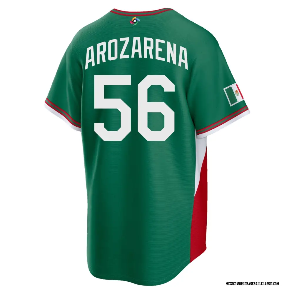 Men's Randy Arozarena Mexico Baseball Replica Green 2026 World Classic ...